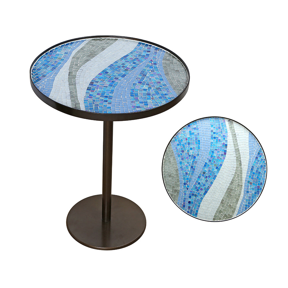 Glass Mosaic Accent Table – ORVI